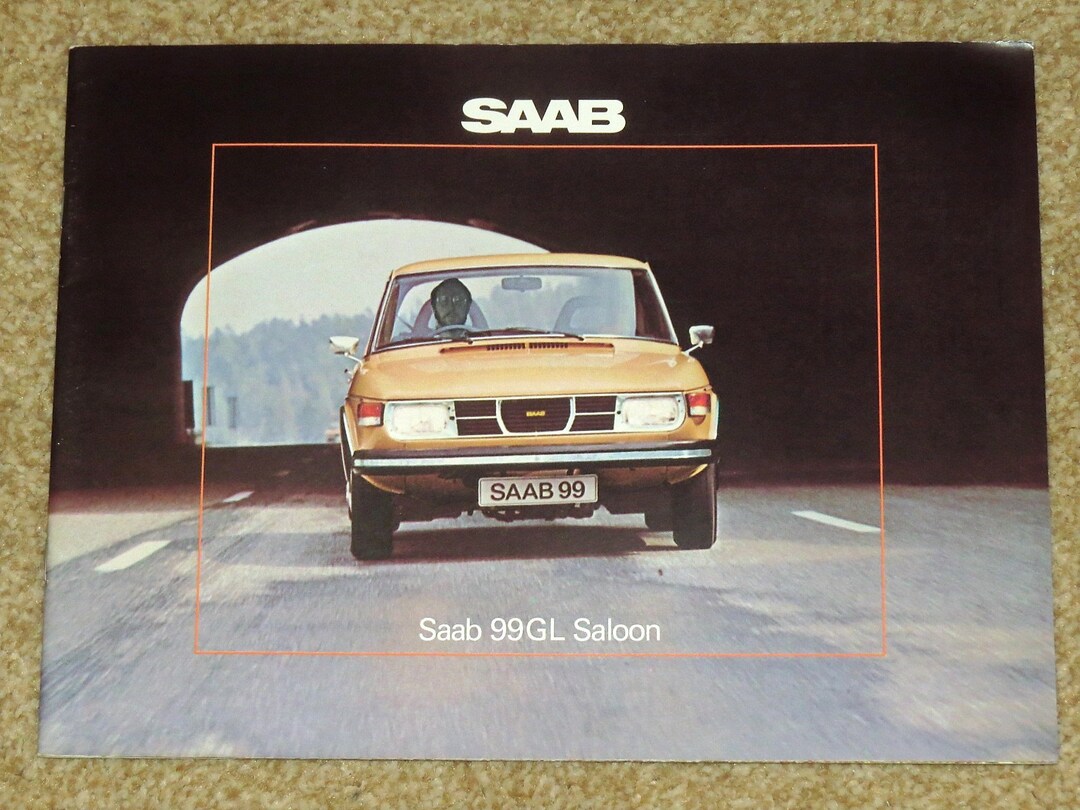 1975-76 SAAB 99 GL SALOON Sales Brochure Mint Condition Best Available ...