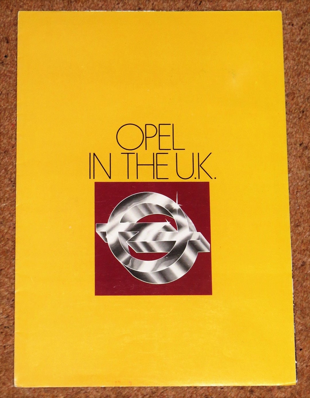 1977-78 OPEL UK Range Sales Brochure Inc Kadett GT/E Ascona - Etsy