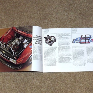 1975-76 SAAB 99 GL SALOON Sales Brochure Mint Condition Best Available ...