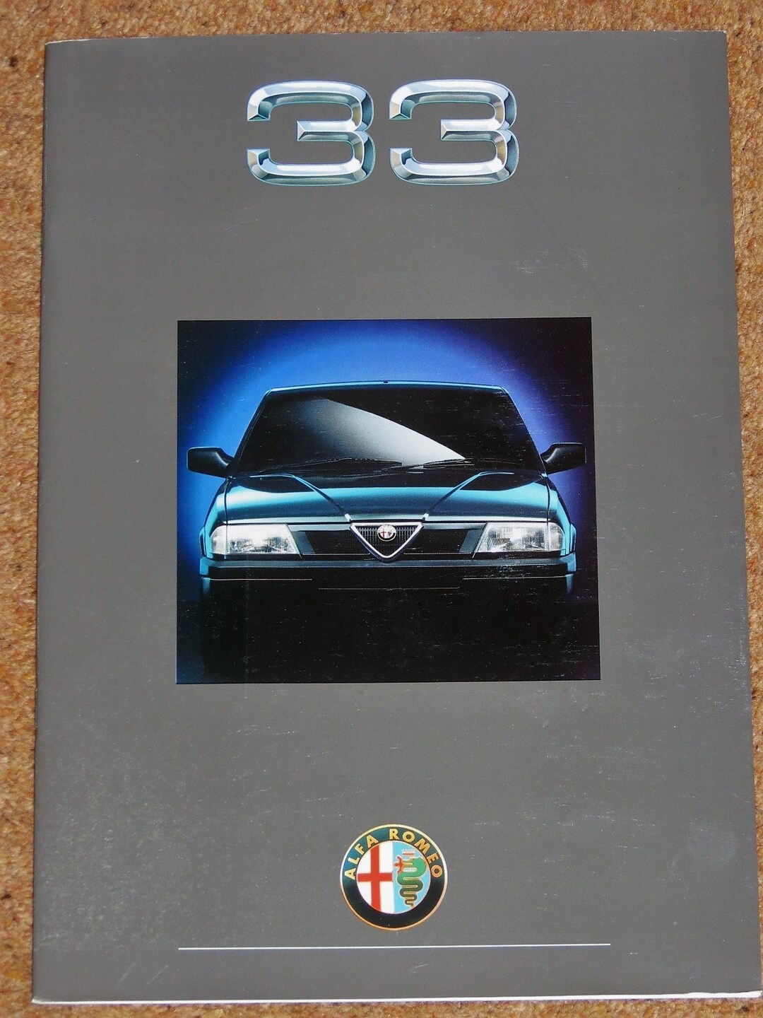 Sales Brochure 1987 Alfa Romeo ALFA 33 revised Model Cloverleaf 1.7 IE ...