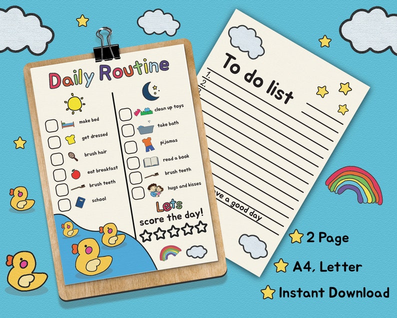 Kids Daily Journal Printable | Journal for Kids | Diary for Children ...