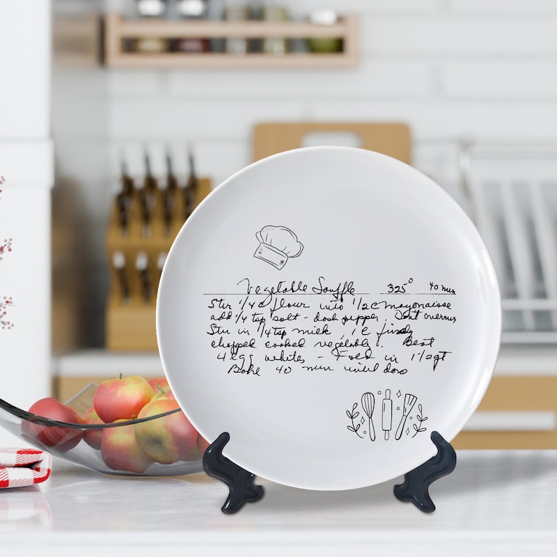 Recipe Plate - Etsy