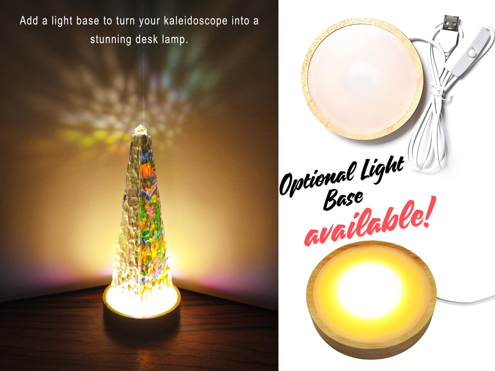 Handcrafted 3D Kaleidoscope With Cube Prism - Floral Reverie Theme - Perfect Gift for Nature ...