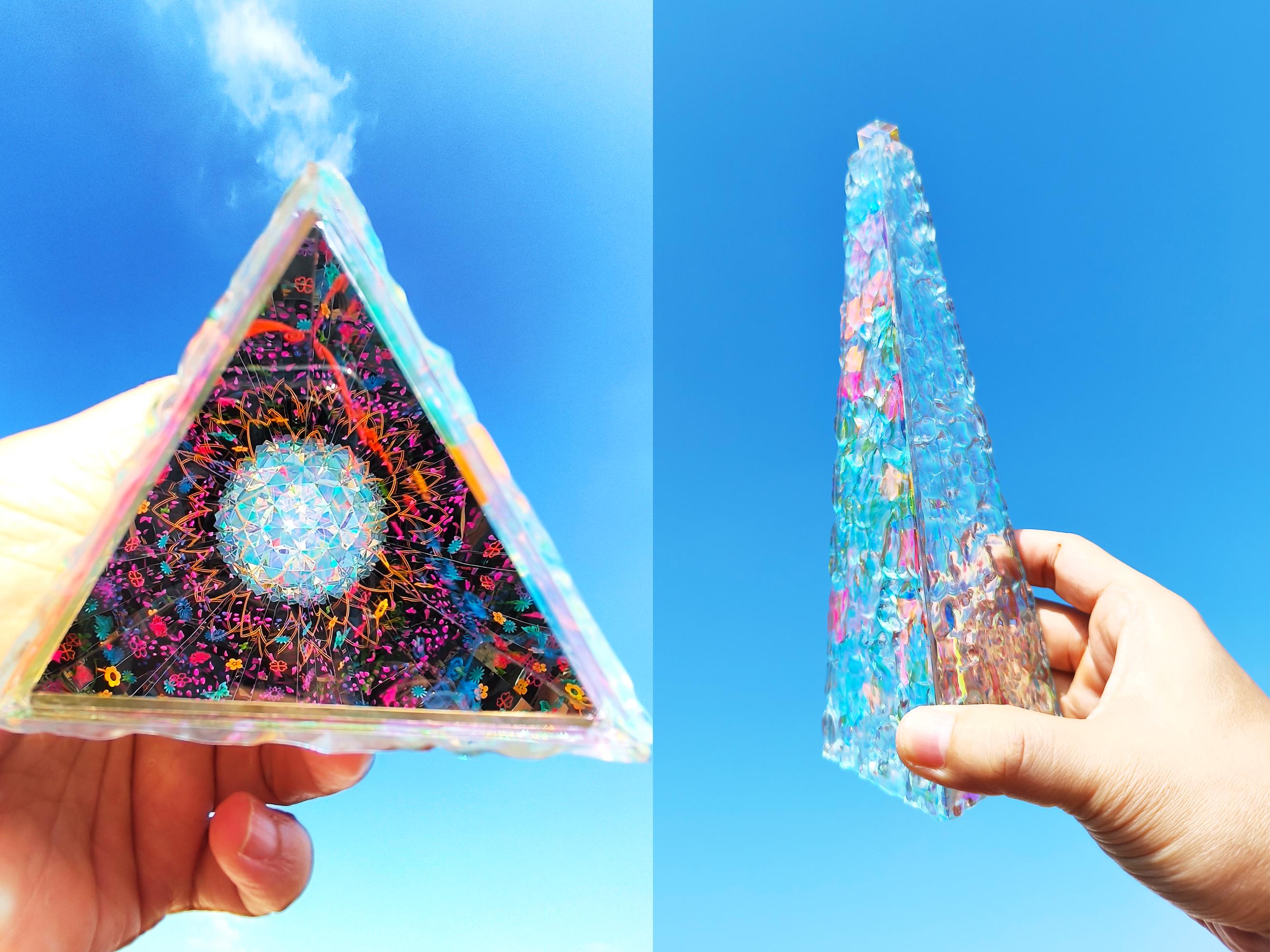 Handcrafted 3D Kaleidoscope With Cube Prism - Floral Reverie Theme - Perfect Gift for Nature ...