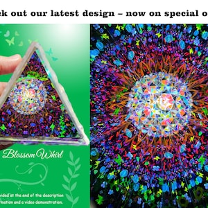 3D Kaleidoscope With Top Prism - Triangular Pyramid Shape - Multiple ...