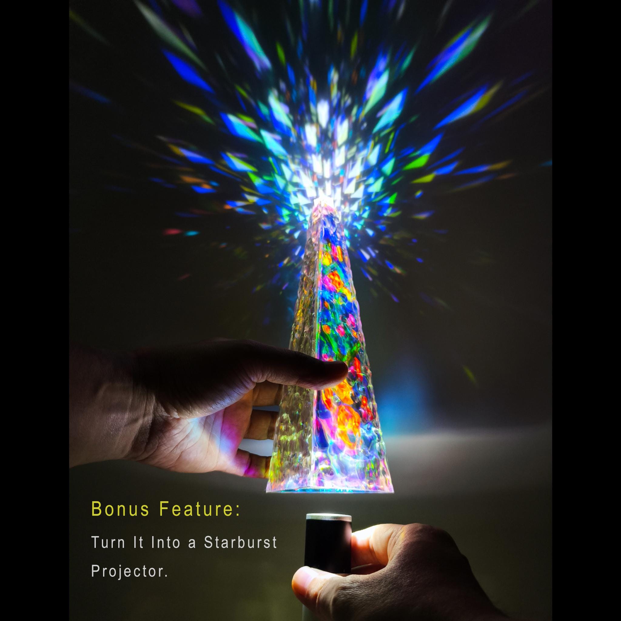 Handcrafted 3D Kaleidoscope With Cube Prism - Floral Reverie Theme ...