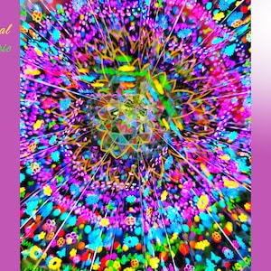 Handcrafted 3D Kaleidoscope With Cube Prism - Floral Reverie Theme ...