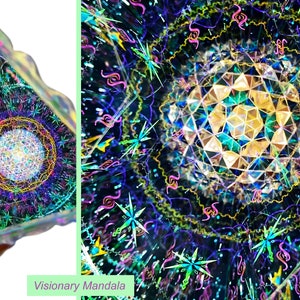 3D Kaleidoscope With Top Prism - Triangular Pyramid Shape - Multiple ...