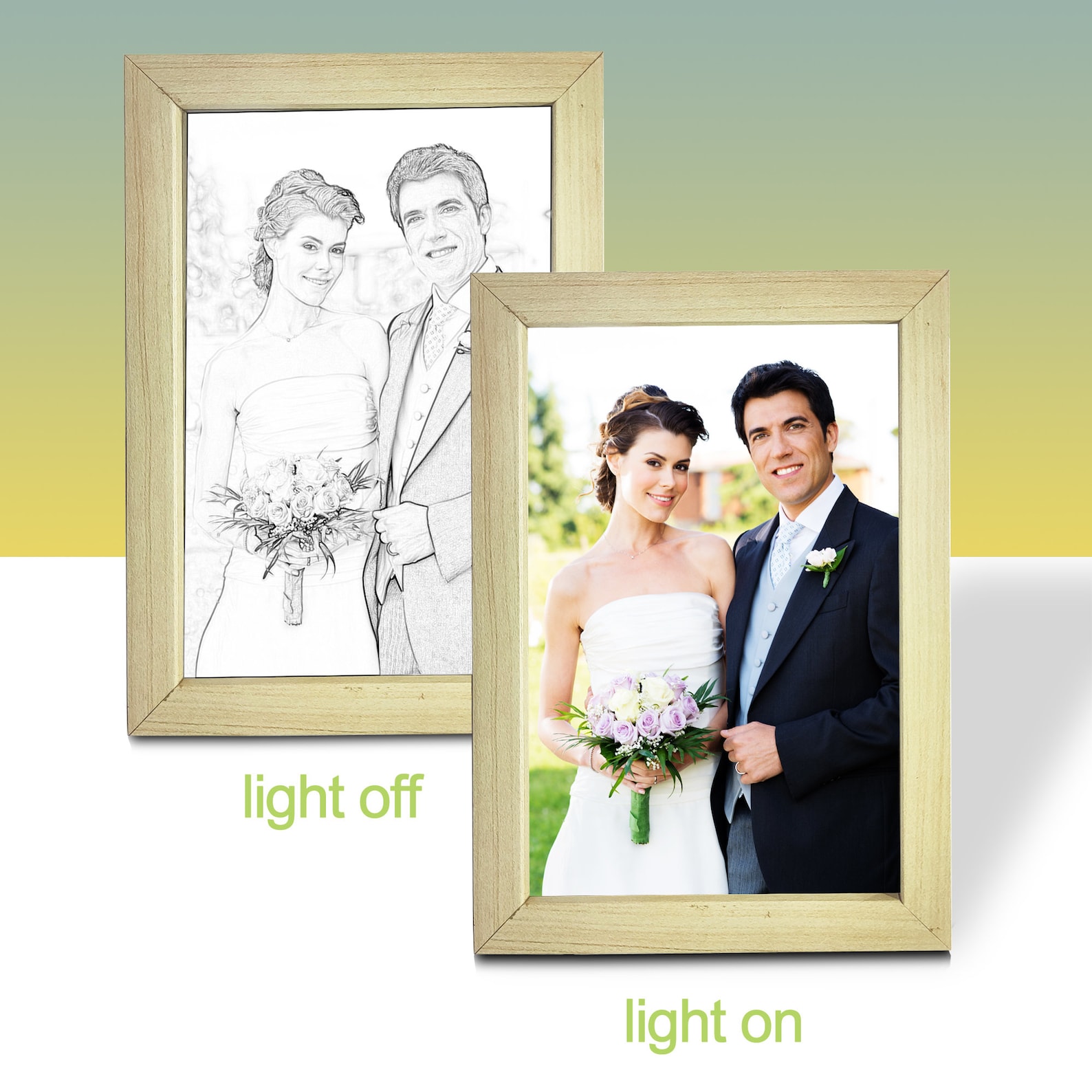 Personalized LED Backlit Photo Frame: Watch Your Sketch Come to Life in ...