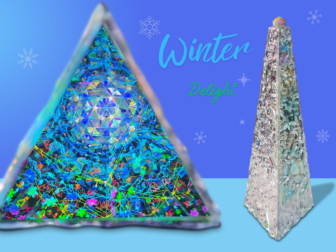 Handmade Kaleidoscope With Cube Prism - Winter Delight Theme - Nature ...