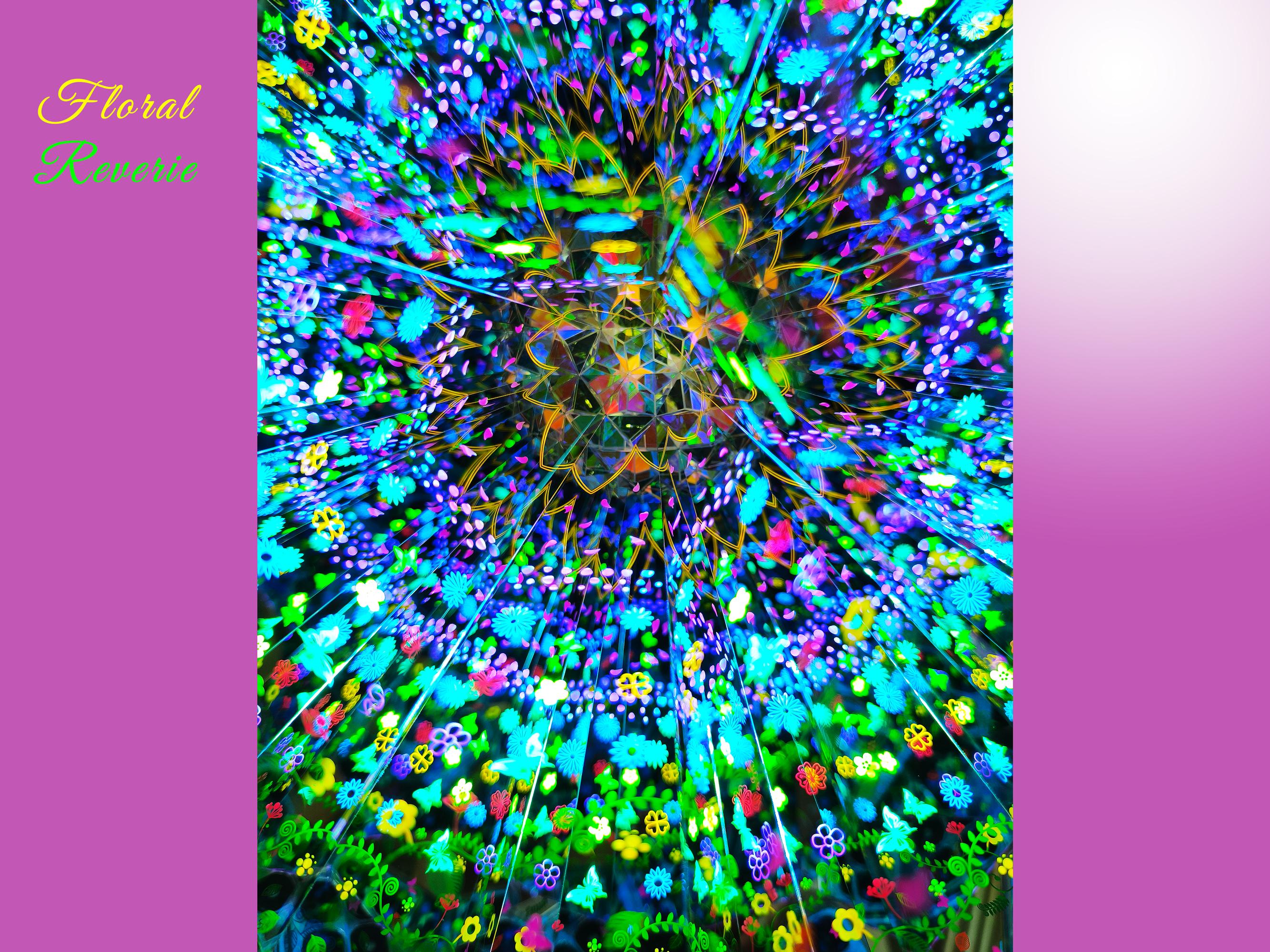 Handcrafted 3D Kaleidoscope With Cube Prism - Floral Reverie Theme - Perfect Gift for Nature ...