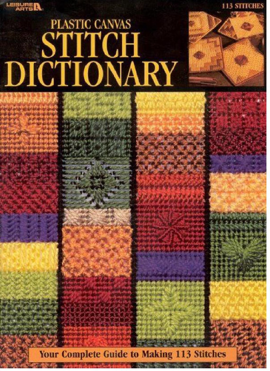 Vintage Plastic Canvas Stitch Dictionary Plastic Canvas Pattern PDF ...