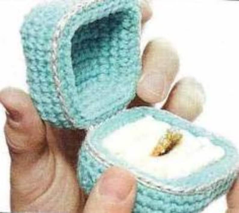 Ring Box Crochet Pattern ONLY Instant Digital Download PDF Vintage ...