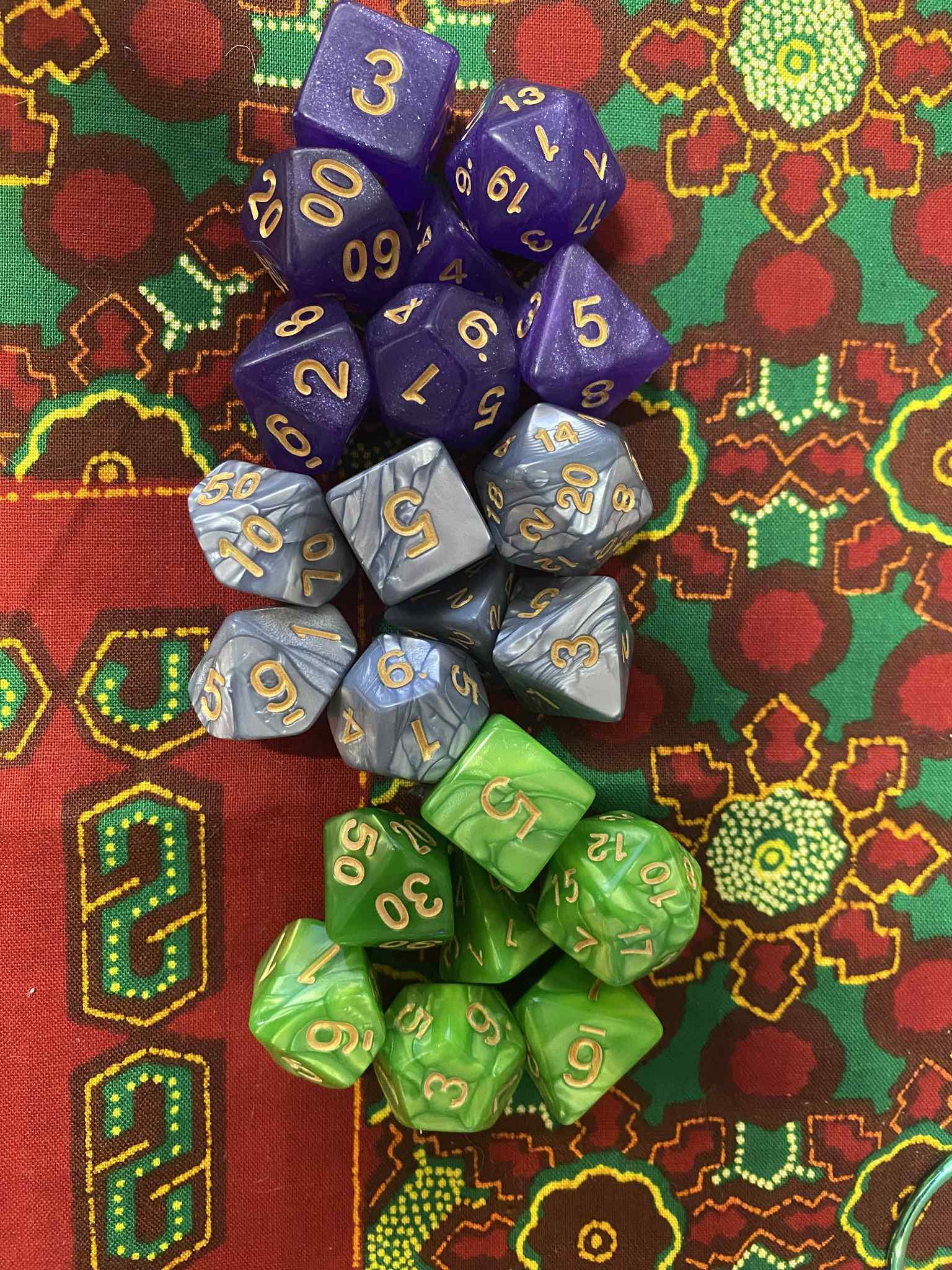 Dice Advent Calendar Polyhedral Dice Mystery Advent 25 Days, D&D RPG ...