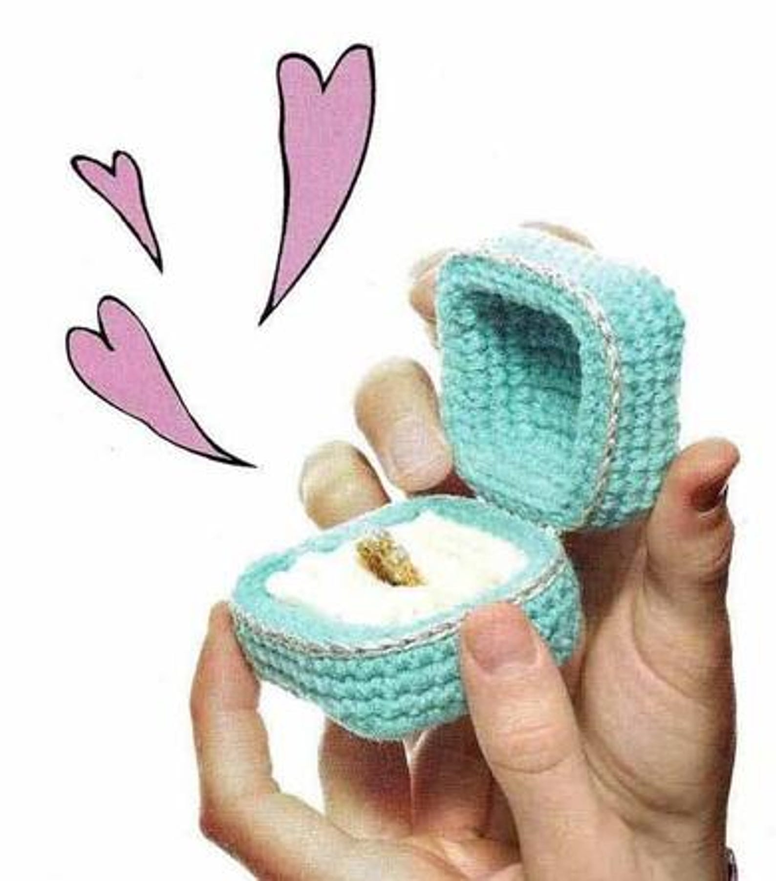 Ring Box Crochet Pattern ONLY Instant Digital Download PDF Amigurumi ...