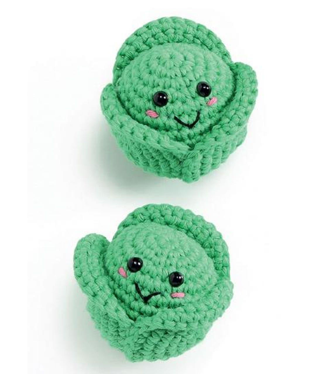 Kawaii Brussel Sprouts Pattern , Pattern ONLY Instant Digital Download ...