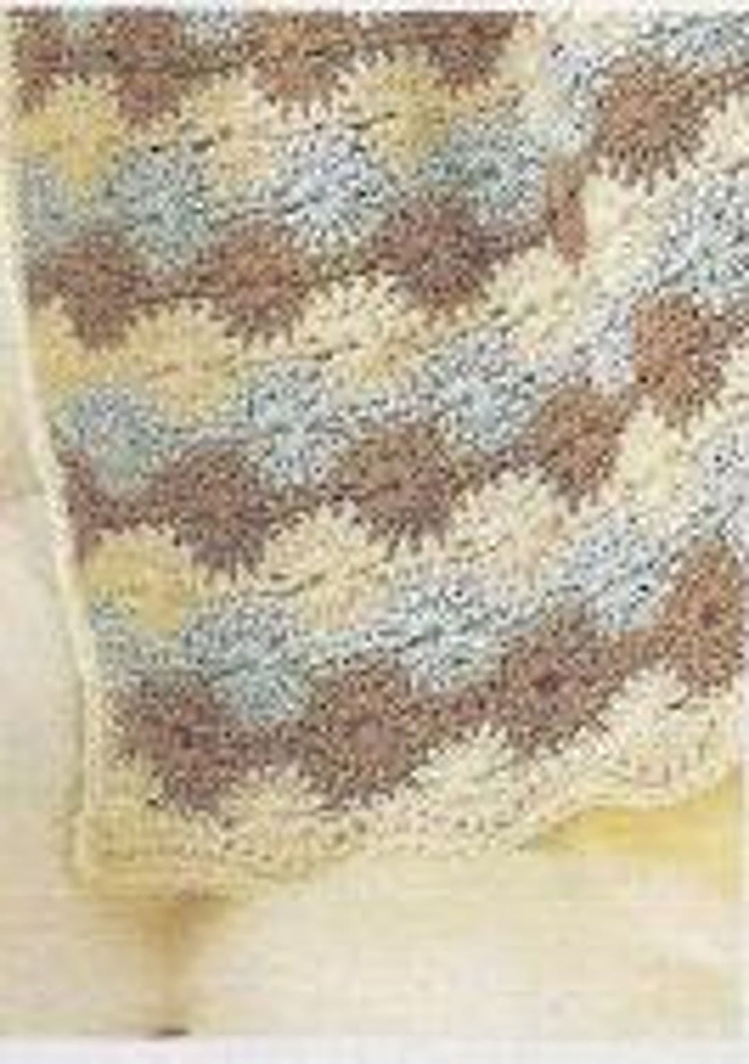 Double Shell Crochet Stroller Blanket Pattern, Digital Download PDF ...