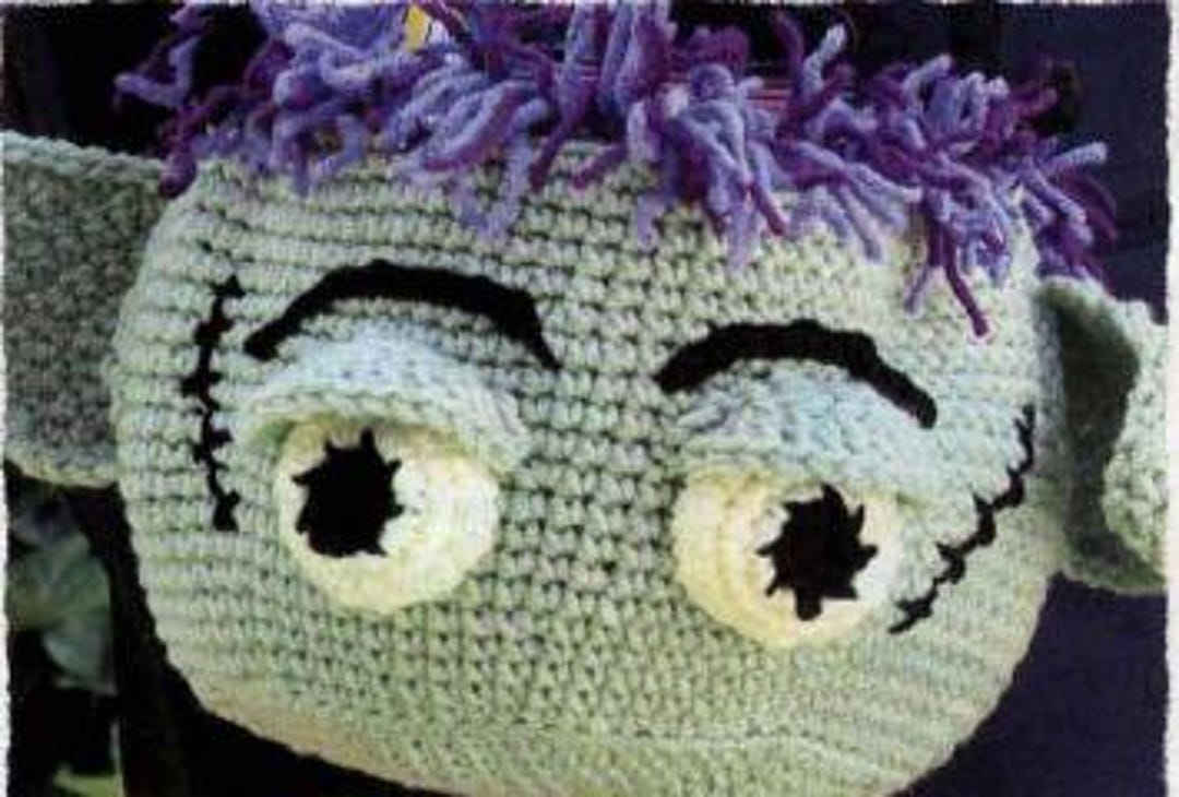 Zombie Yoda Crochet Candy Bag Pattern ONLY Instant Digital Download ...