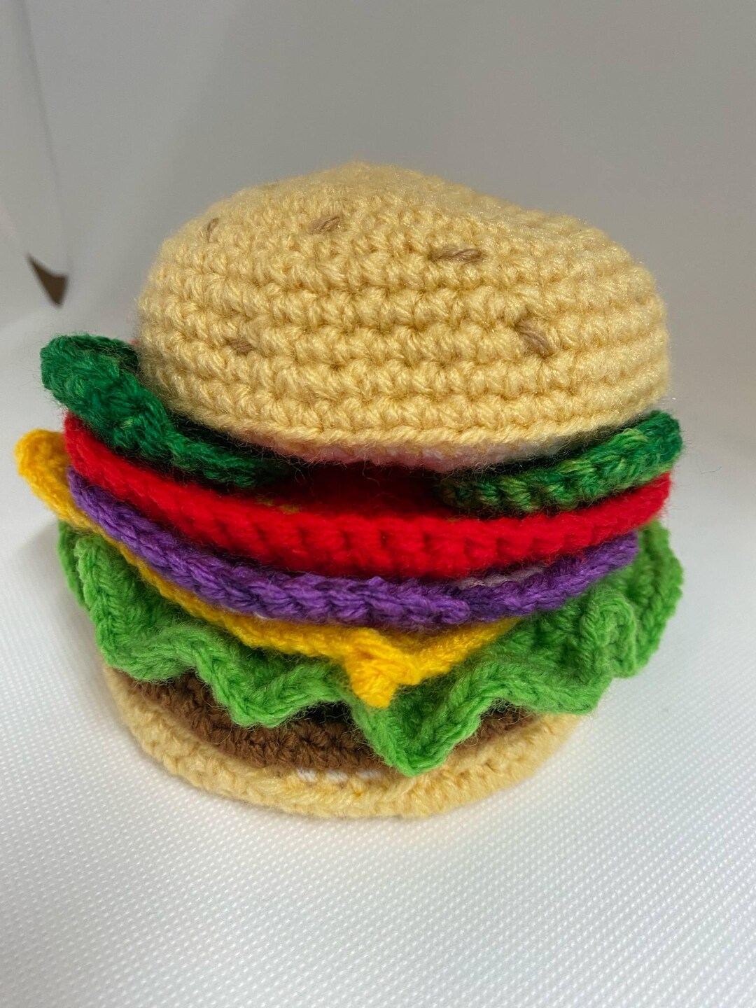 Crochet Sponge Bob's Krabby Patty Coasters Inspired Theme Burger ...