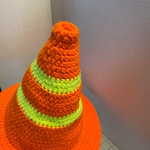 Crochet Traffic Cone Hat Pattern ONLY Instant Digital Download Adult ...