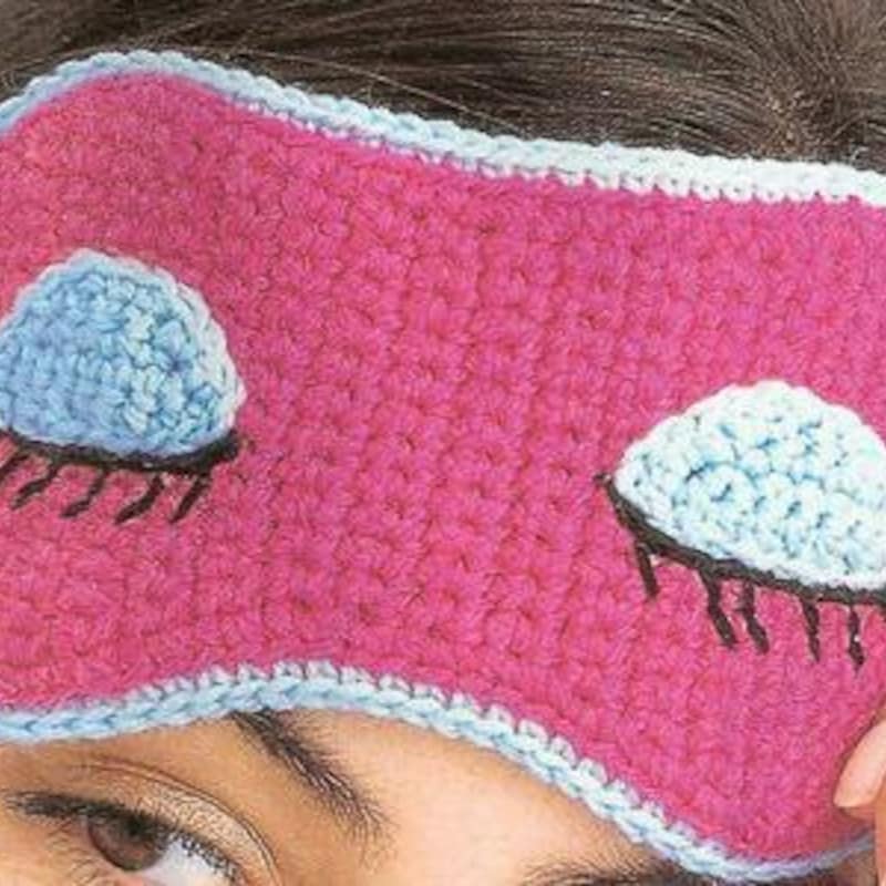 Crochet Sleep Mask - Etsy