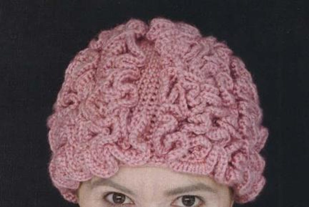 Crochet Brain Hat Pattern ONLY Instant Digital Download Halloween ...
