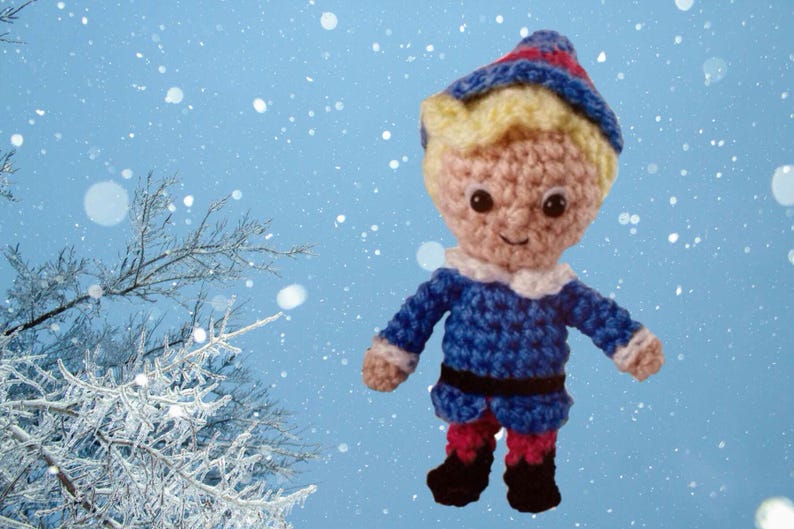 Hermey From Popular Tv Animation Amigurumi Vintage Pattern Crochet ...
