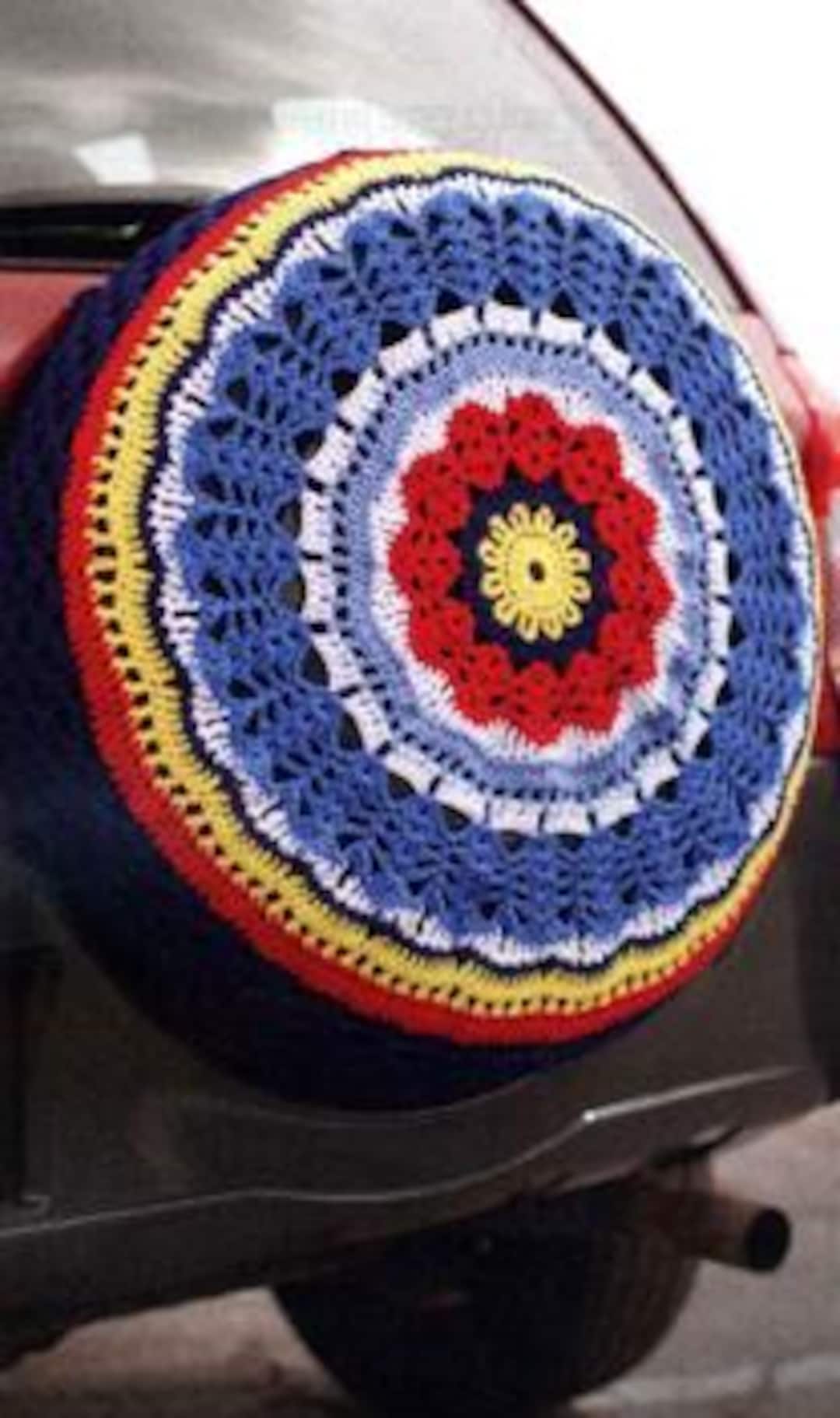 Spare Tire Crochet Cover Pattern, Digital Download PDF Vintage Pattern ...