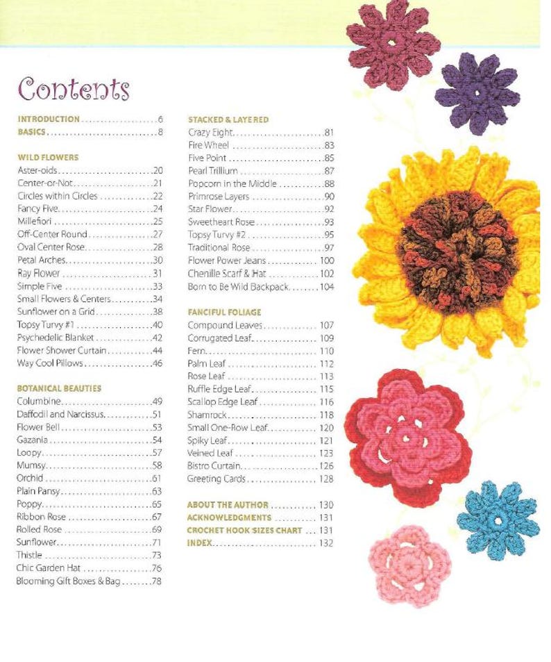 Crochet Bouquet Flowers Crochet Patterns E-book Instant Download ...