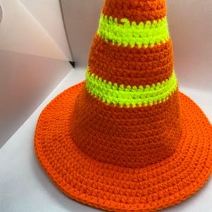 Crochet Traffic Cone Hat Pattern ONLY Instant Digital Download Adult ...