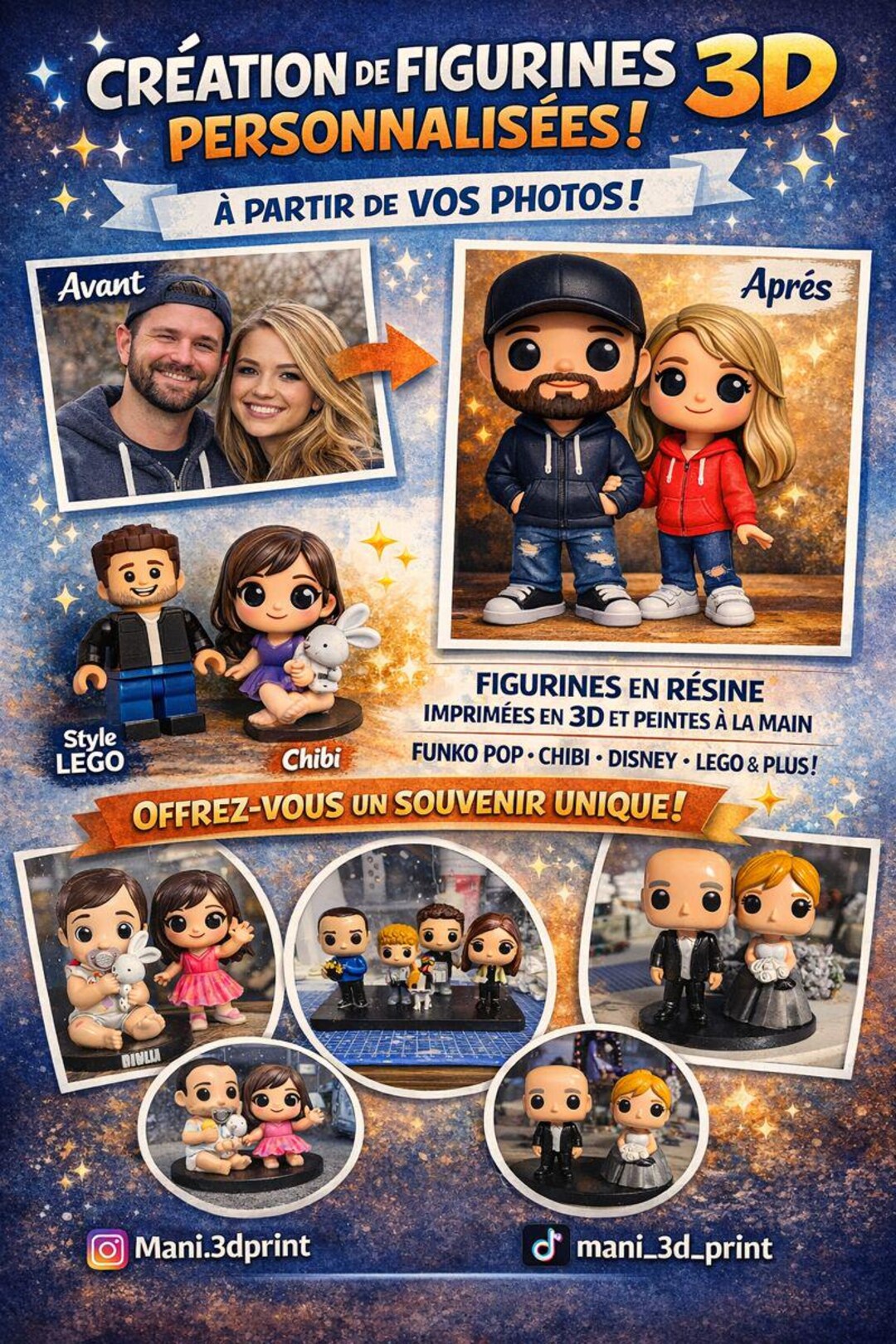 Custom 3D Funko Pop Figurine Made From Your Photos – Unique Gift for ...