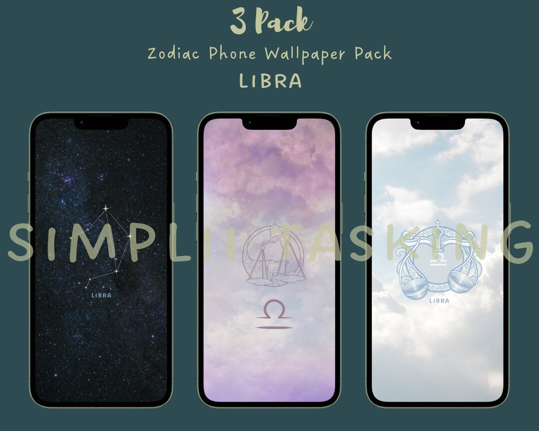 Libra Phone Wallpapers, Zodiac Sign Background, Zodiac Phone Wallpaper ...