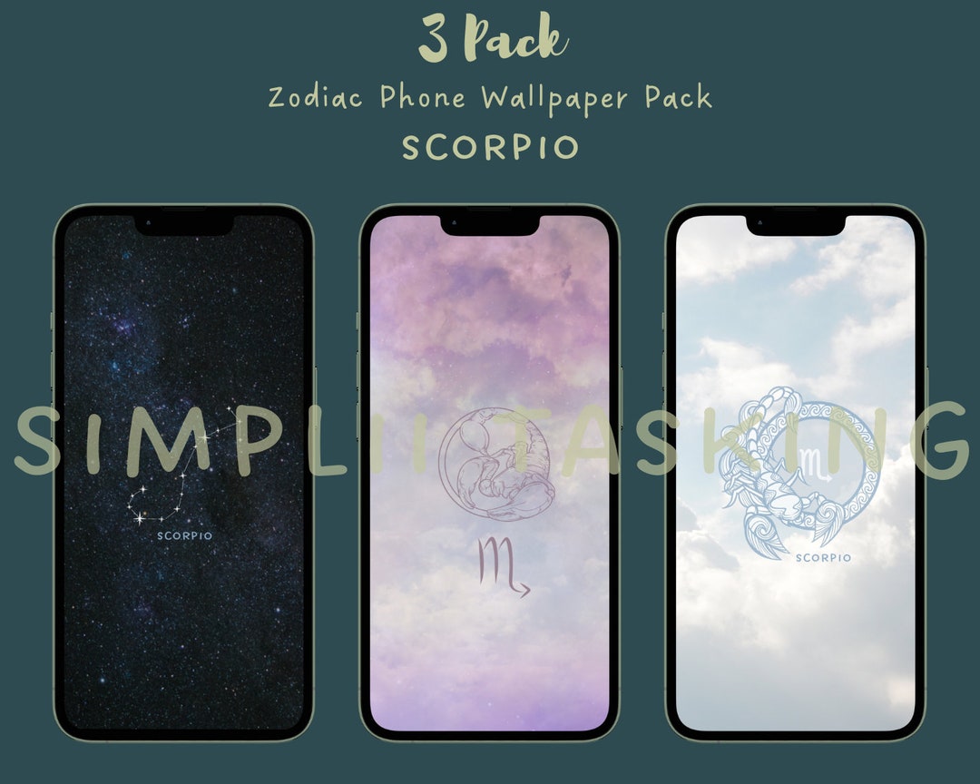 Scorpio Phone Wallpapers, Zodiac Sign Background, Zodiac Phone ...