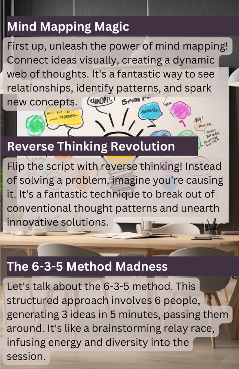 Creativity Workbook: Master Brainstorming With 635 Method. Explore the ...