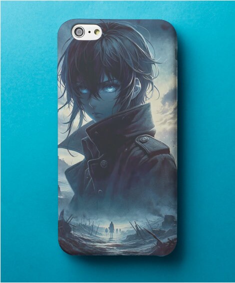 Shadowed Warrior: Enigmatic Anime Character Phone Clear Case - Etsy