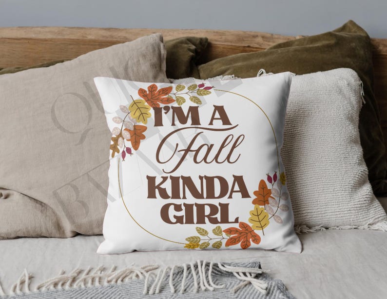 I'm a Fall Kinda Girl PNG Downloadable Graphic - Etsy