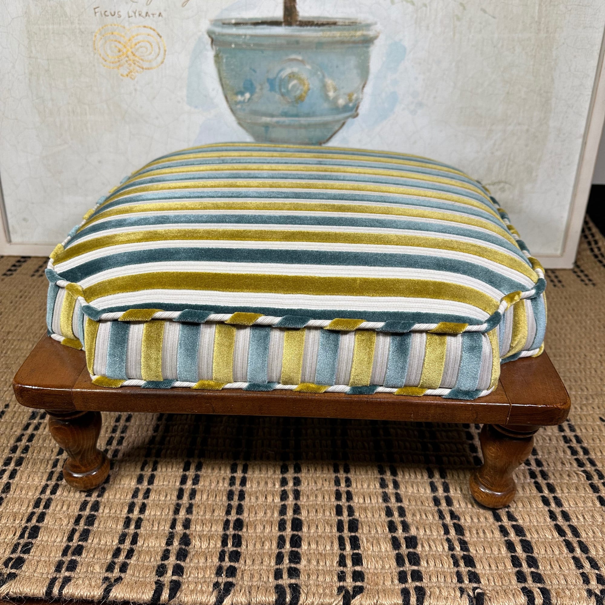 Vintage Ethan Allen Mid Century Stacking Footstool Ottoman - Etsy