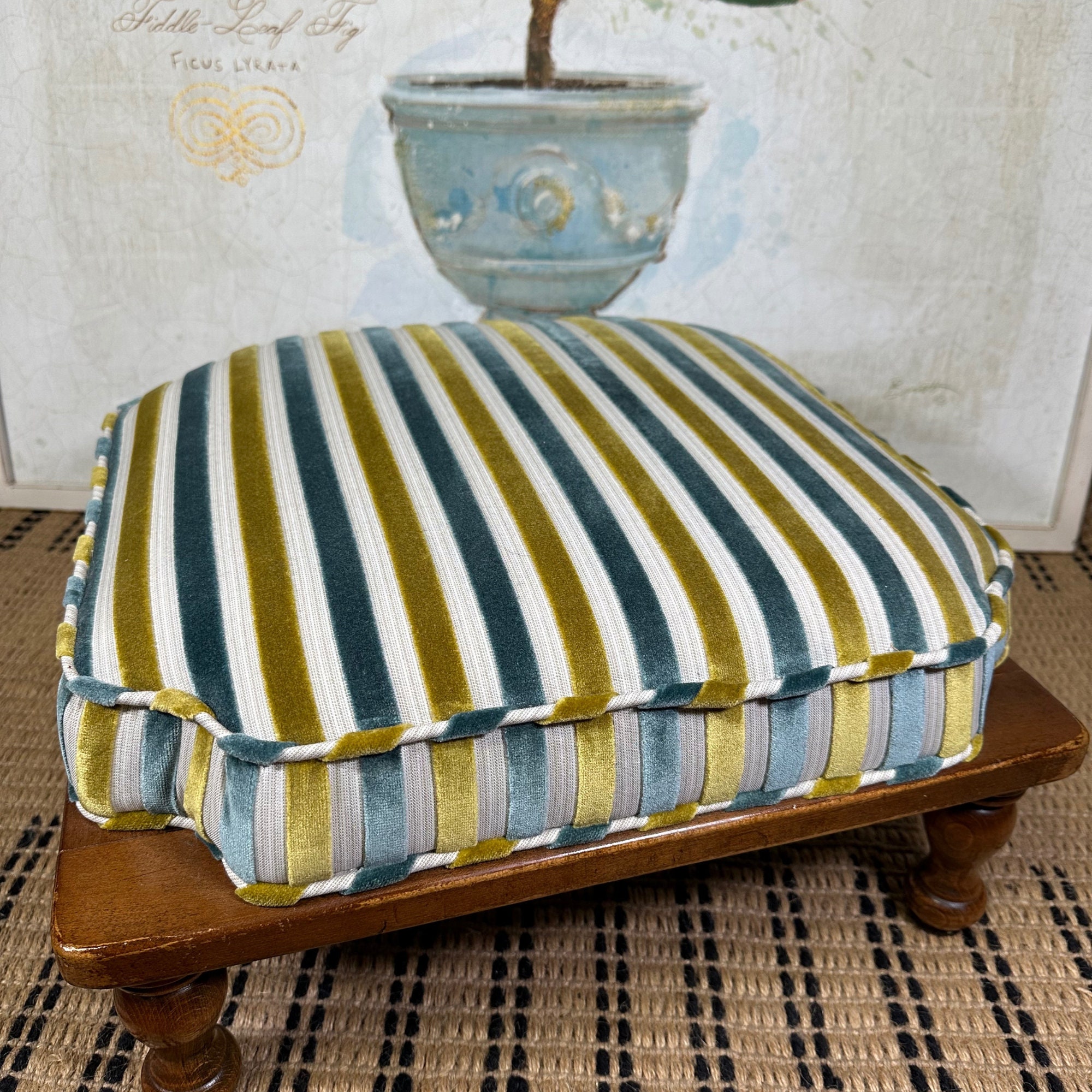 Vintage Ethan Allen Mid Century Stacking Footstool Ottoman - Etsy