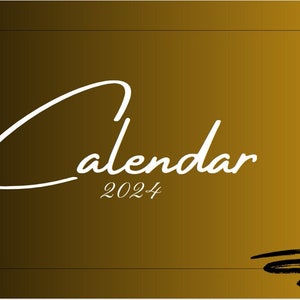 Digital Calendar 2024 - Etsy