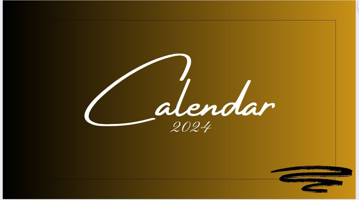 Digital Calendar 2024 - Etsy