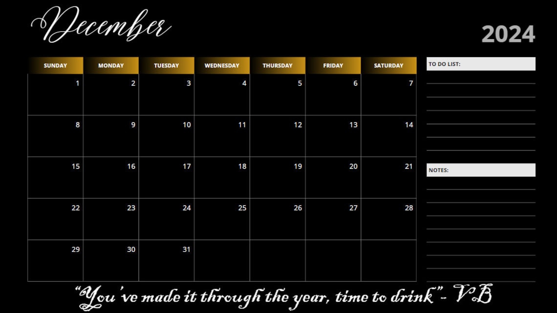 Digital Calendar 2024 - Etsy