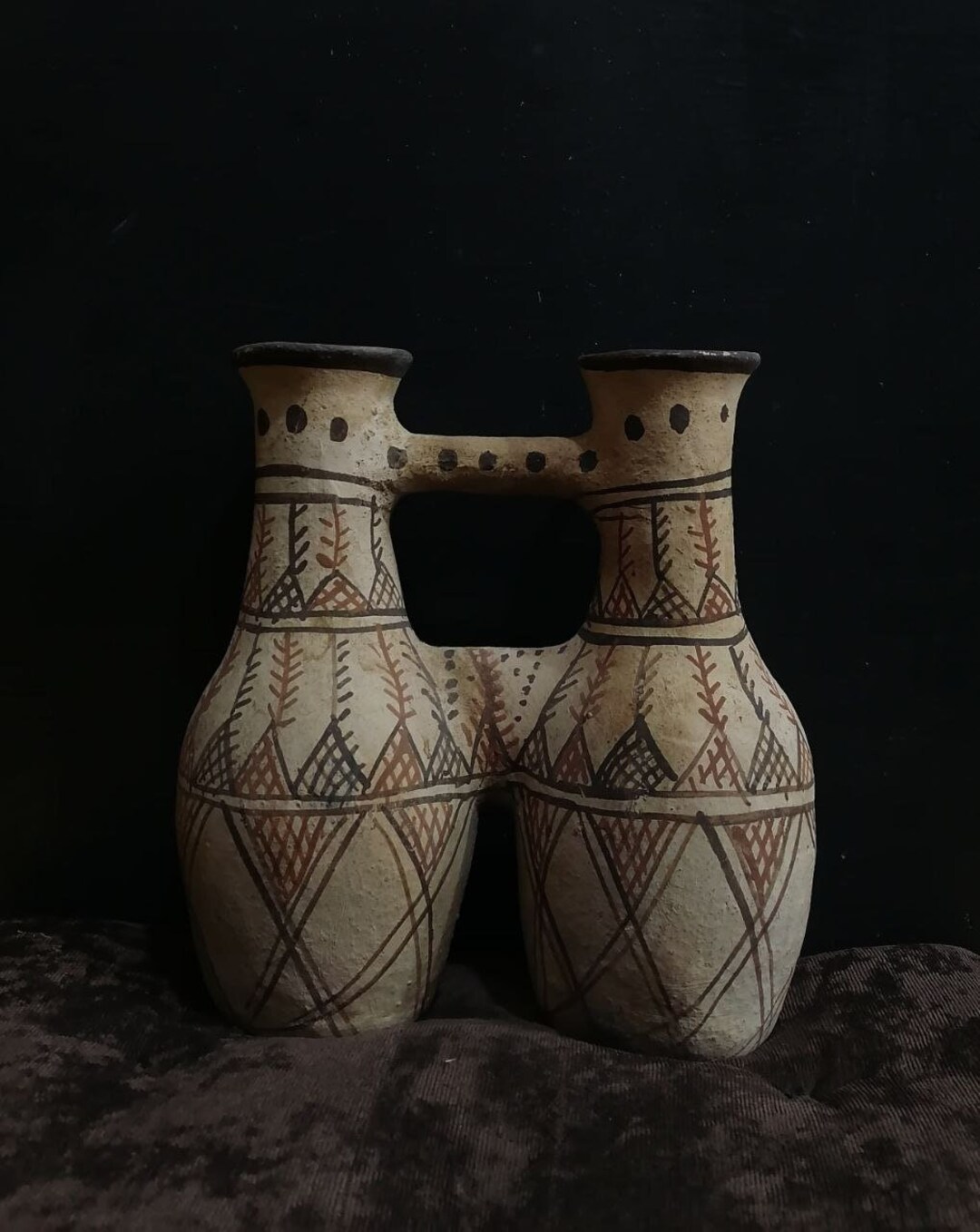Berber Terracotta Water Jar Pottery Vase From the Rif, Berbie Rif ...