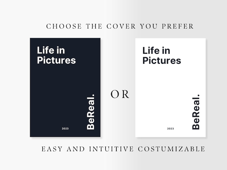 Bereal Photo Album Template Bundle Decorative Custom Coffee - Etsy