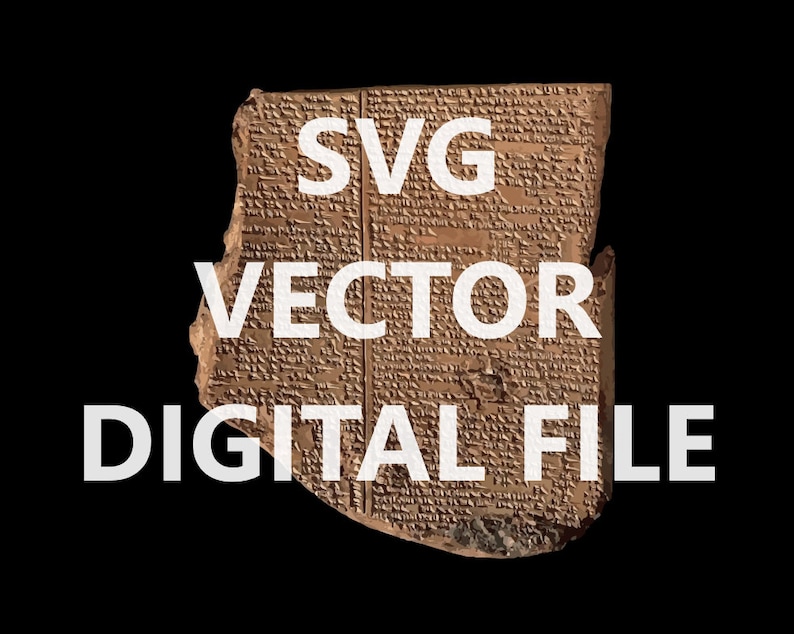 Epic of Gilgamesh - Vector - Svg - Illustration - Etsy