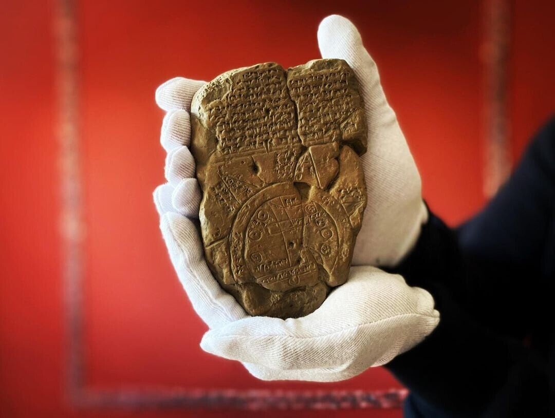 Babylonian Sumerian Map of the World/ Imago Mundi/clay Tablet Replica ...