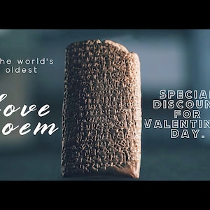 The World's Oldest Love Poem: 95% Similarity - Sumerian Replica ...
