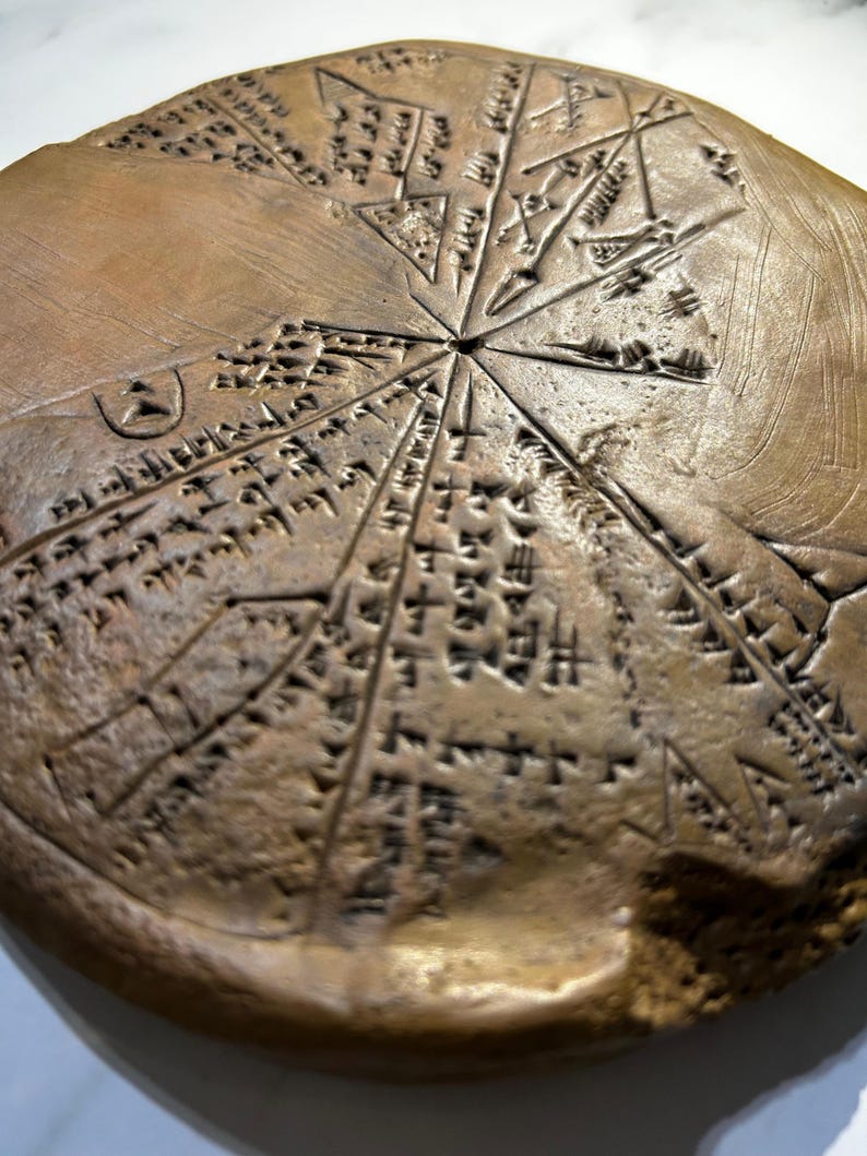 The Ancient Sumerian Star Map – A Replica of the Planisphere (replica ...