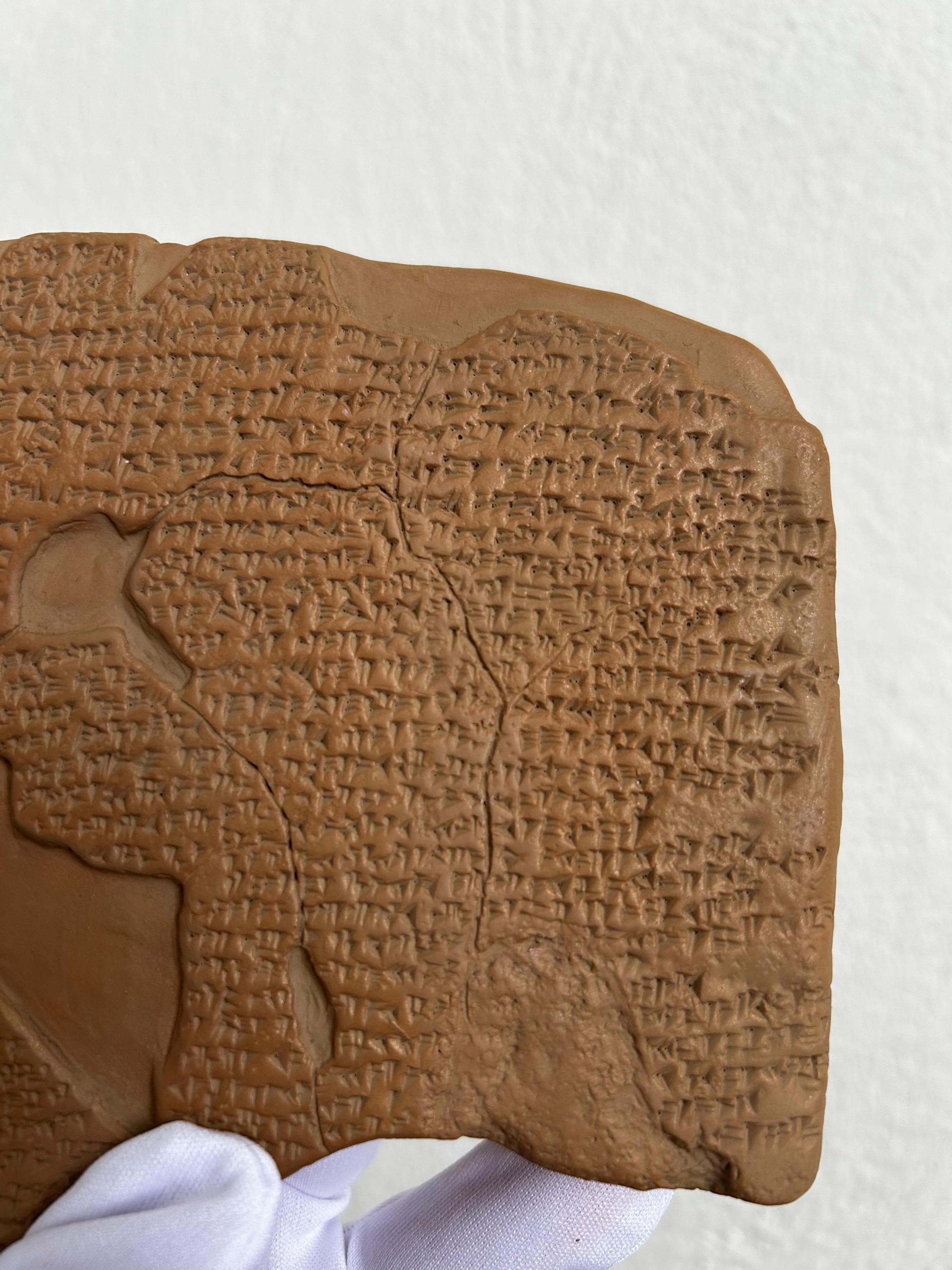 Treaty of Kadesh Clay Tablet Replica – Earliest Known Peace Treaty - Etsy
