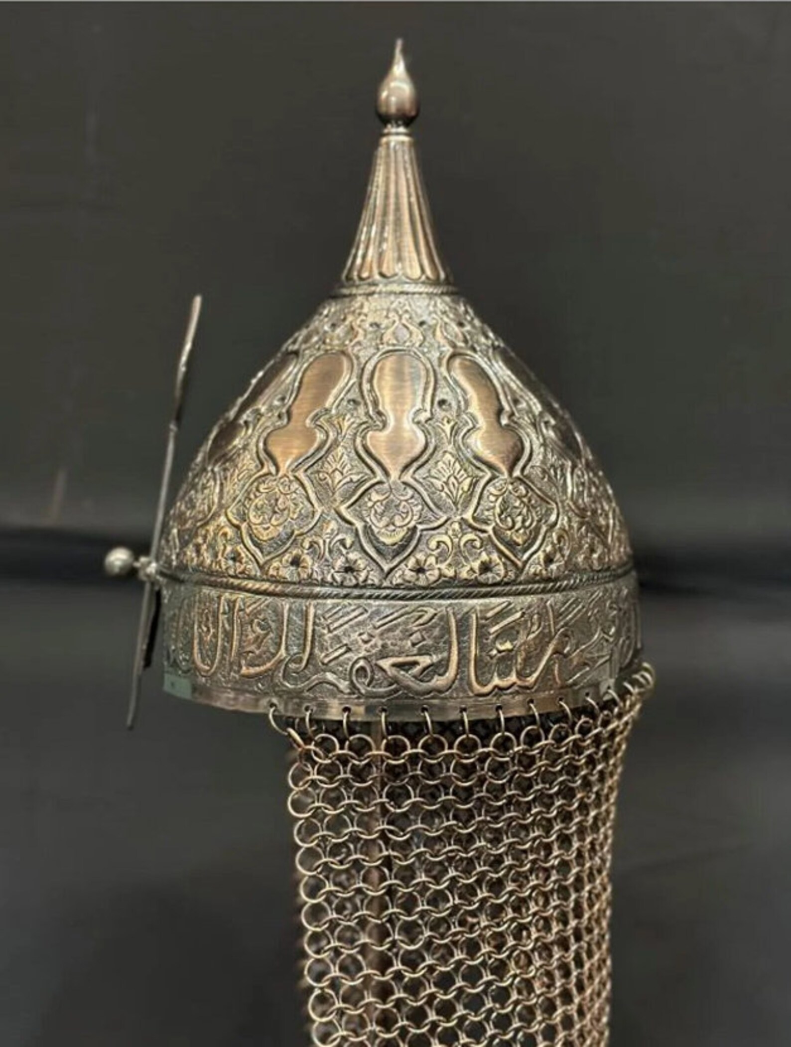 Brass Antique Helmets - 50 Cm - Seljuk/ottoman Style - Protective ...