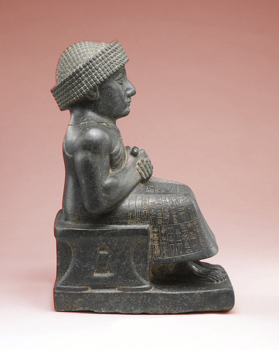 Gudea's Legacy: Neo-sumerian Statue of Serenity - Replica - Etsy